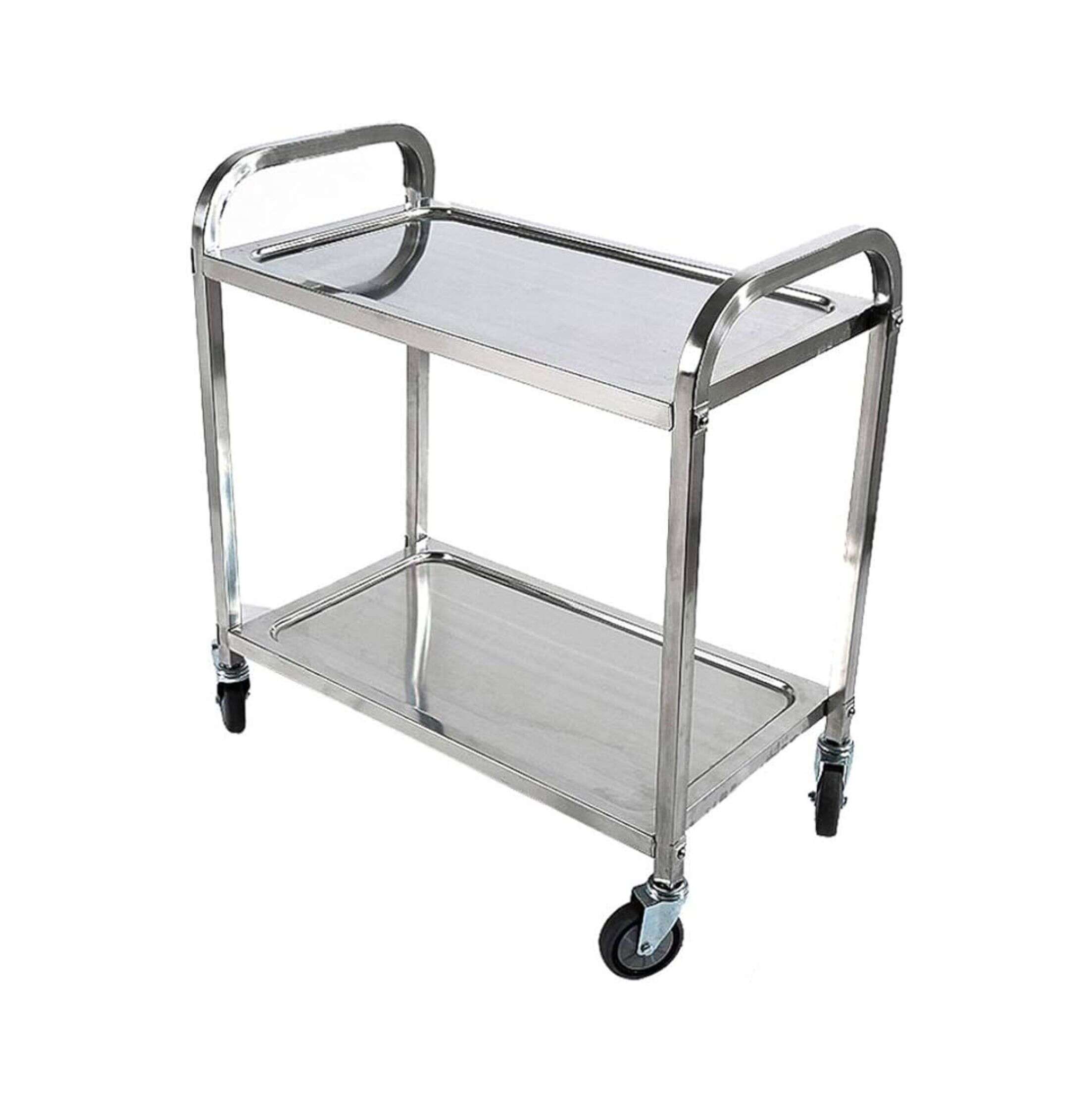 Stainless Steel Service Trolley with Wheels | Trust Kitchen