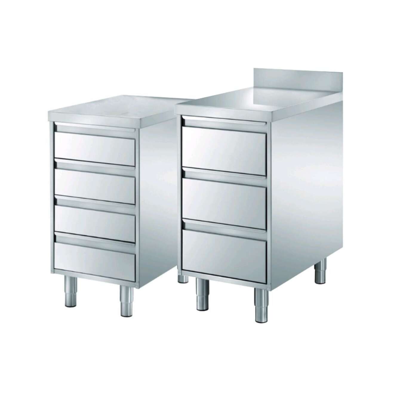 Stainless Steel Drawer Unit – Heavy-Duty Commercial Kitchen Storage UAE